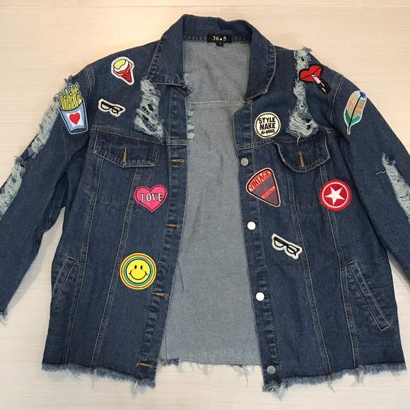 Uncommon | Jackets & Coats | Patched Denim Jacket | Poshmark